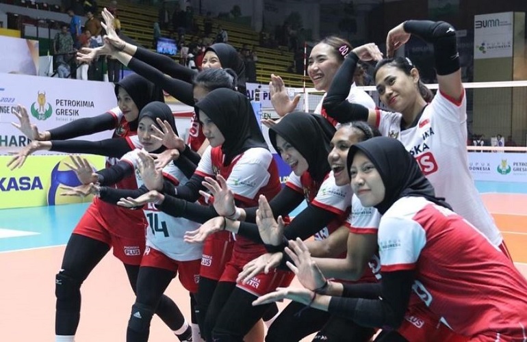 Timnas Voli Putri Indonesia Libas India, Lawan Taiwan di Semifinal AVC Challenge Cup 2023