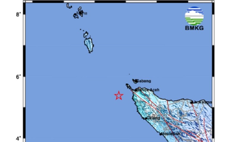 BMKG: Gempa Banda Aceh M5,5 akibat Aktivitas Subduksi Lempeng