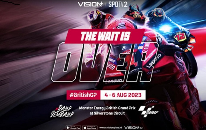 Jadwal Lengkap MotoGP Inggris 2023 Akhir Pekan Ini, Live di Vision+