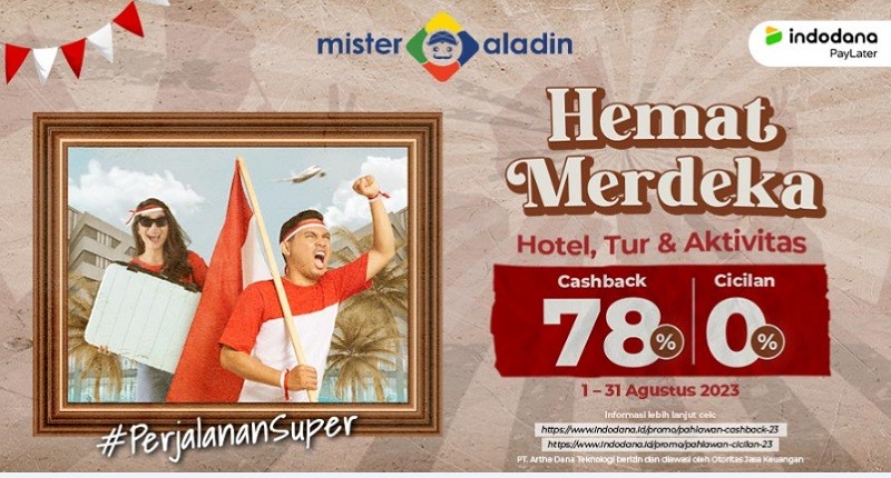 Promo Hotel Mulai dari Rp100 Ribu Aja di Mister Aladin! Yuk Liburan