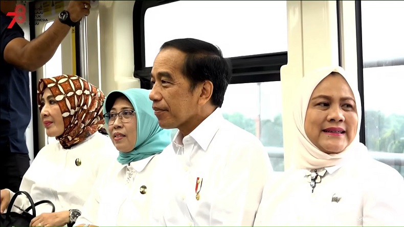 LRT Jabodebek Resmi Beroperasi, Jokowi: Habiskan Anggaran Rp32,6 Triliun