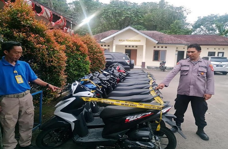 Polisi Amankan 10 Motor Diduga Hasil Curian di Bogor, Berikut Daftarnya