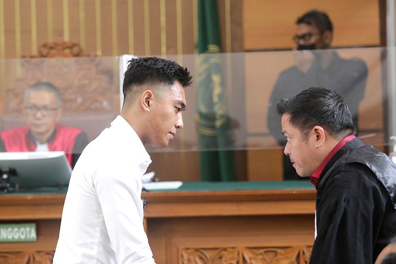 Ekspresi Mario Dandy Divonis 12 Tahun Penjara, Bayar Restitusi Rp25,1 Miliar