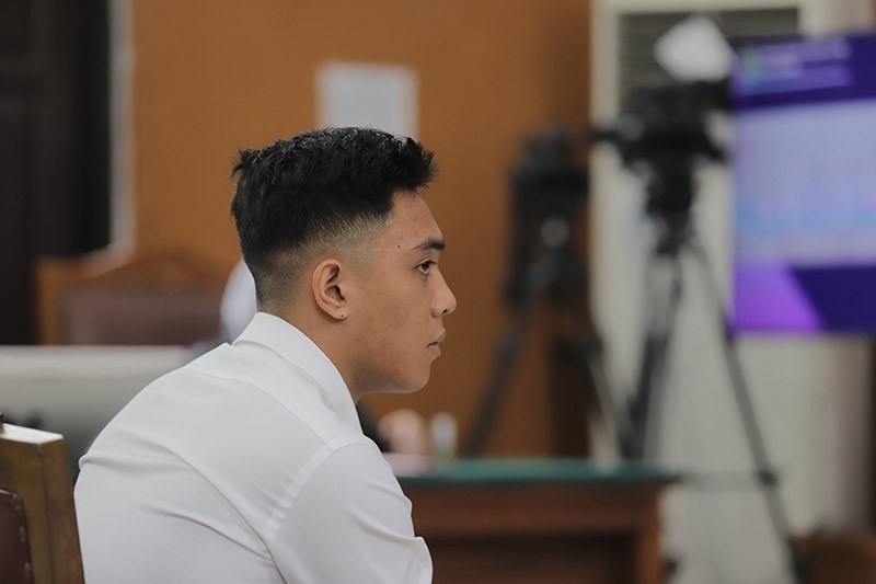 Ekspresi Mario Dandy Divonis 12 Tahun Penjara, Bayar Restitusi Rp25,1 Miliar