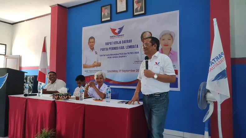 Caleg DPR dari Partai Perindo Karolus Karni Lando Hadiri Rakerda di Lembata Caleg DPR dari Partai Perindo Karolus Karni Lando Hadiri Rakerda di Lembata