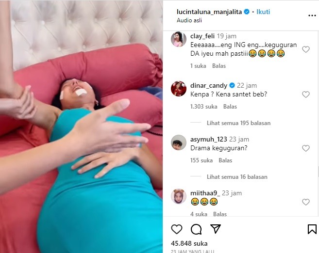 Lucinta Luna Ngaku Hamil Unggah Video Morning Sickness Muntah Darah ...