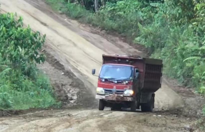 Viral Sopir Truk Berhasil Lewati Jalan Tanjakan Licin, Netizen: Jam Terbang Gak Pernah Bohong