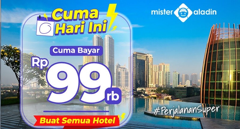 Cuma Sehari! Nginep di Hotel Cuma Bayar Rp99.000 Aja!