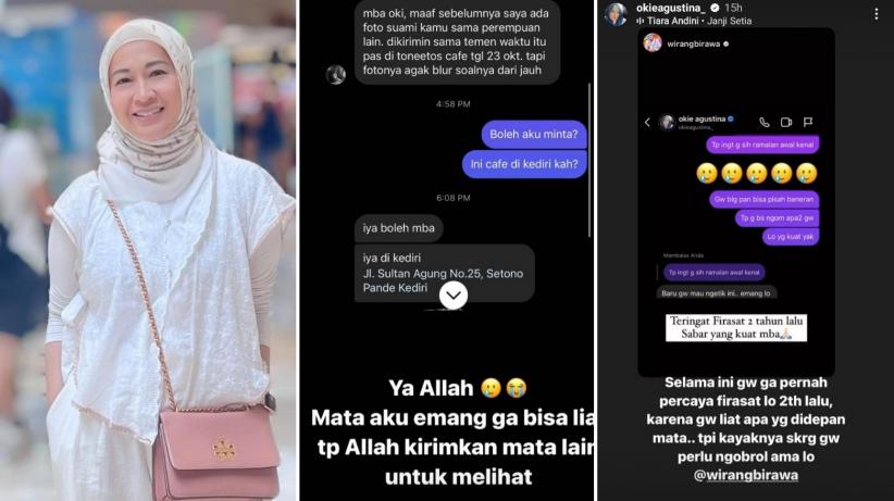 Suami Diduga Selingkuh, Okie Agustina: Allah Kirimkan Mata Lain untuk Melihat