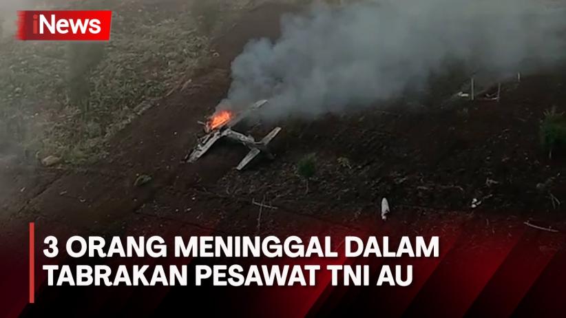 TNI AU Sebut 2 Pesawat Super Tucano Jatuh di Pasuruan akibat Cuaca Buruk