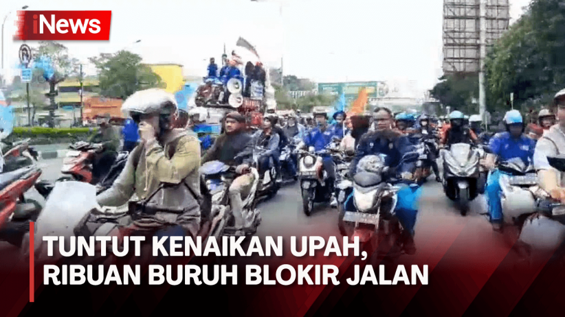 Demo Buruh Bubar usai UMK Bekasi Direkomendasikan Naik 14,02 Persen Jadi Rp5,8 Juta