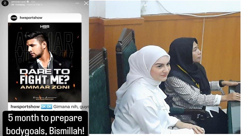 Terungkap, Ini Alasan Ammar Zoni Tak Hadir saat Sidang Cerai dengan Irish Bella