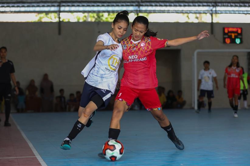 10 Tim Futsal Putri Ramaikan Turnamen Orang Muda Ganjar NTB Woman Cup 2023