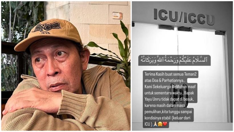 Yayu Unru Masuk ICU karena Serangan Jantung, Begini Kondisinya Sekarang