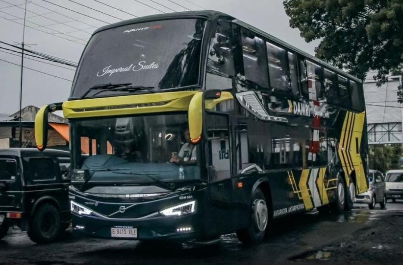 Bus Double Decker DAMRI Tertangkap Kamera, Begini Tampangnya