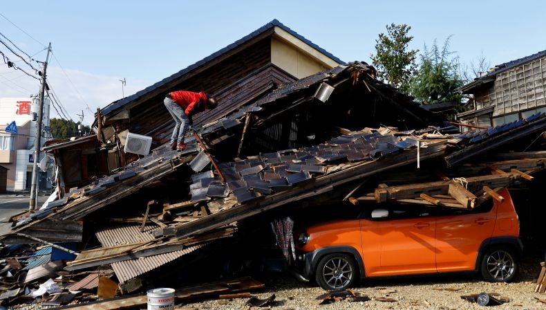 Lebih dari 1.200 Gempa Susulan Guncang Prefektur Ishikawa Jepang dalam Sepekan Terakhir