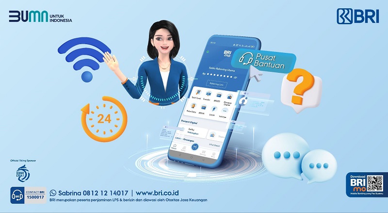 Semakin Mudah! Kini Layanan Pusat Bantuan ada di BRImo dan Sabrina