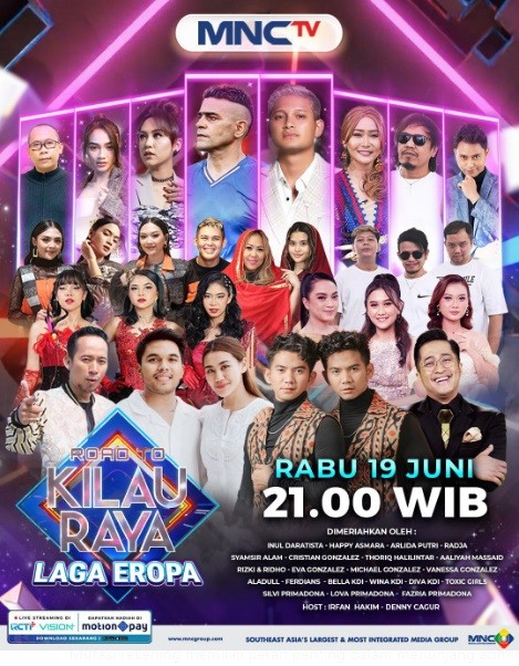 Nuansa Euforia Piala Eropa 2024, Road To Kilau Raya Hadirkan Kolaborasi Radja, Inul Daratista ...