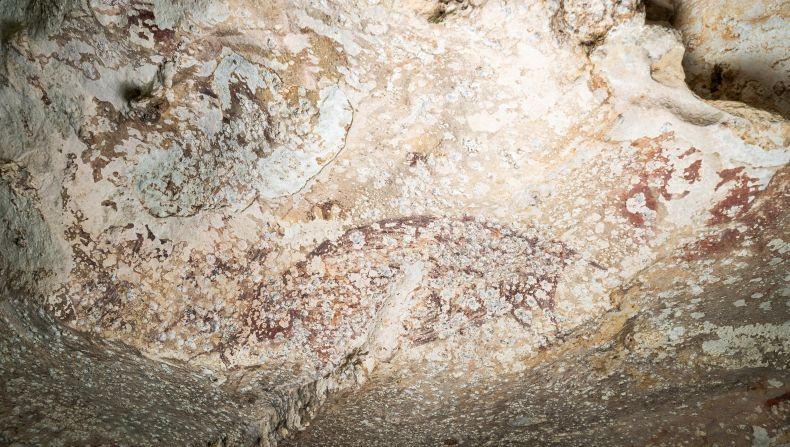 Lukisan Dinding Gua di Maros Sulsel Pecahkan Rekor Karya Seni Naratif ...