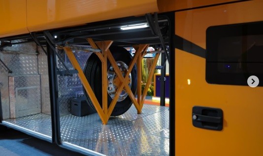 PO 27 Trans Rilis Bus Baru Berdesain Unik Ada Jendela di Bagasi ...