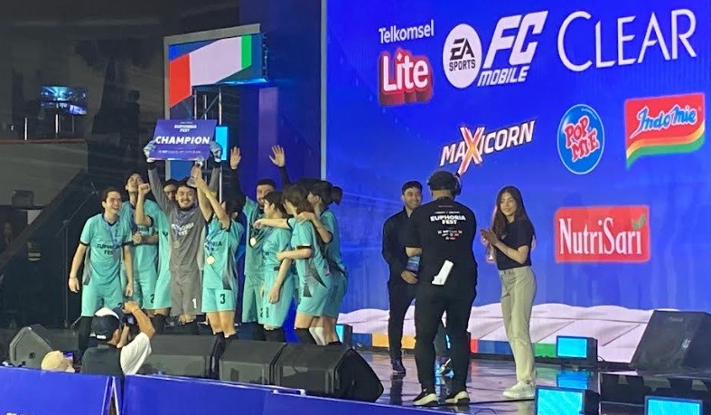 Tim Plus Juara Celebrity Mini Soccer di Euphoria Fest 2024