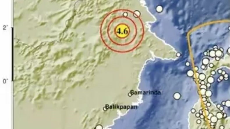Gempa Hari Ini Magnitudo 4 6 Guncang Berau Kalimantan Timur Berpusat