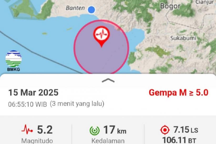 Cerita Warga Rasakan Gempa M5,2 di Bayah Banten, Panik Berhamburan Keluar
