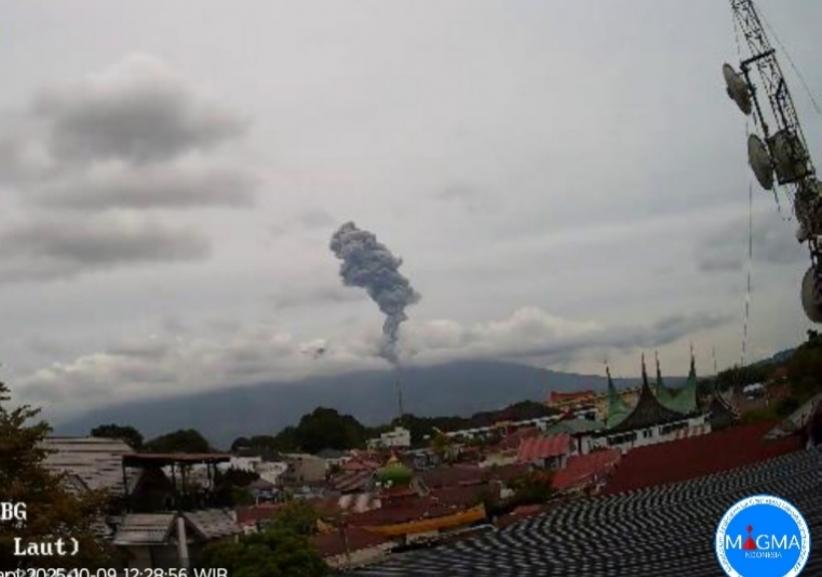 Gunung Marapi Meletus Hari Ini, Kolom Abu 1.500 Meter
