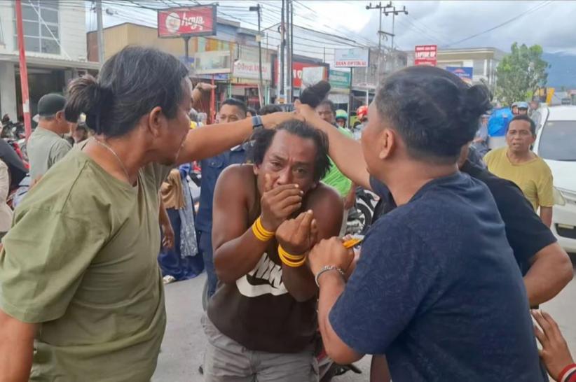 Garang Ancam Warga, Preman Berparang di Padang Ketakutan hingga BAB di Celana saat Ditangkap