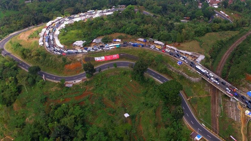 Arus Balik Lebaran, Jalur Selatan Lingkar Gentong Dipadati Pemudik
