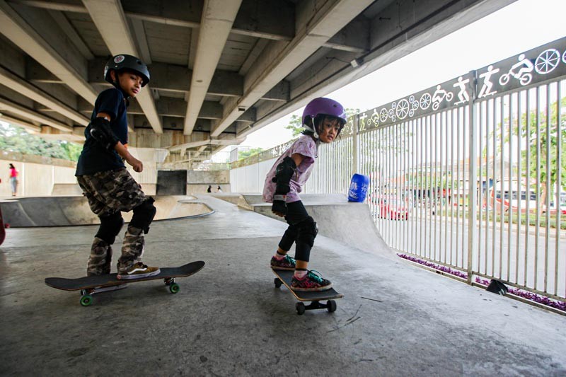 Sempat Ditutup Saat PPKM Darurat, Skatepark Pasar Rebo Kembali Ramai Sempat Ditutup Saat PPKM Darurat, Skatepark Pasar Rebo Kembali Ramai